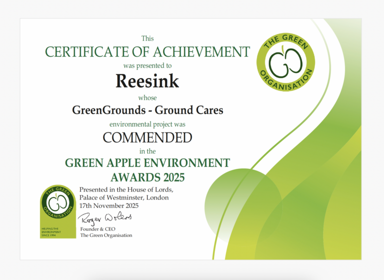 Work recognised in Green Apple Environment Awards | Reesink Turfcare